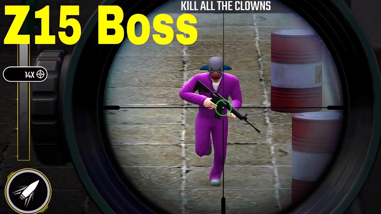 Pure Sniper Z15 Riverside Boss 1-2-3-4-5 Android GamePlay - YouTube