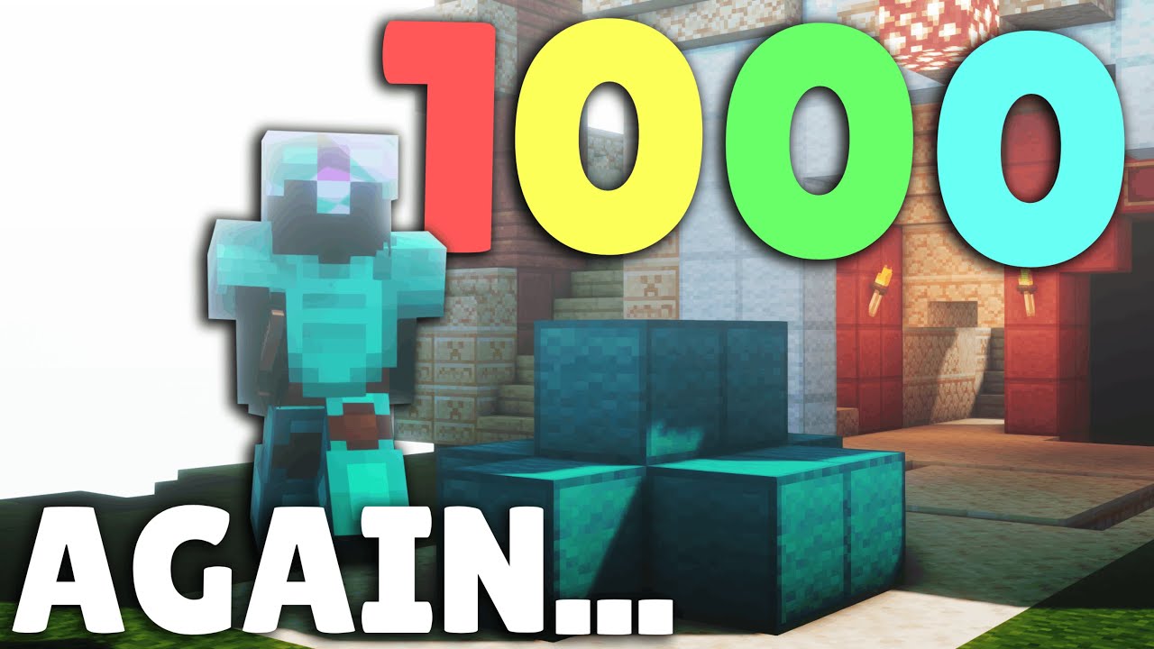 Grinding to 1000 Stars Again.. | Hypixel Bedwars - YouTube