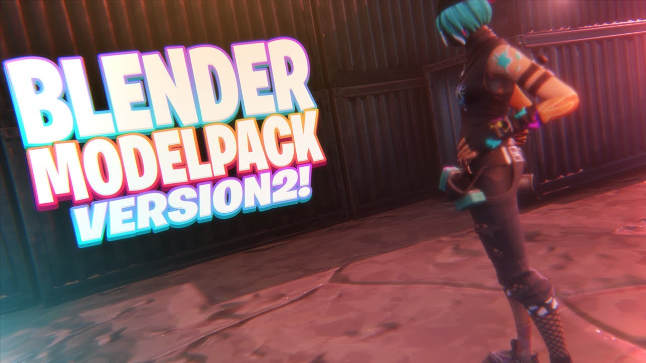 The best Fortnite Model pack for Blender is finally here! | *FREE ...