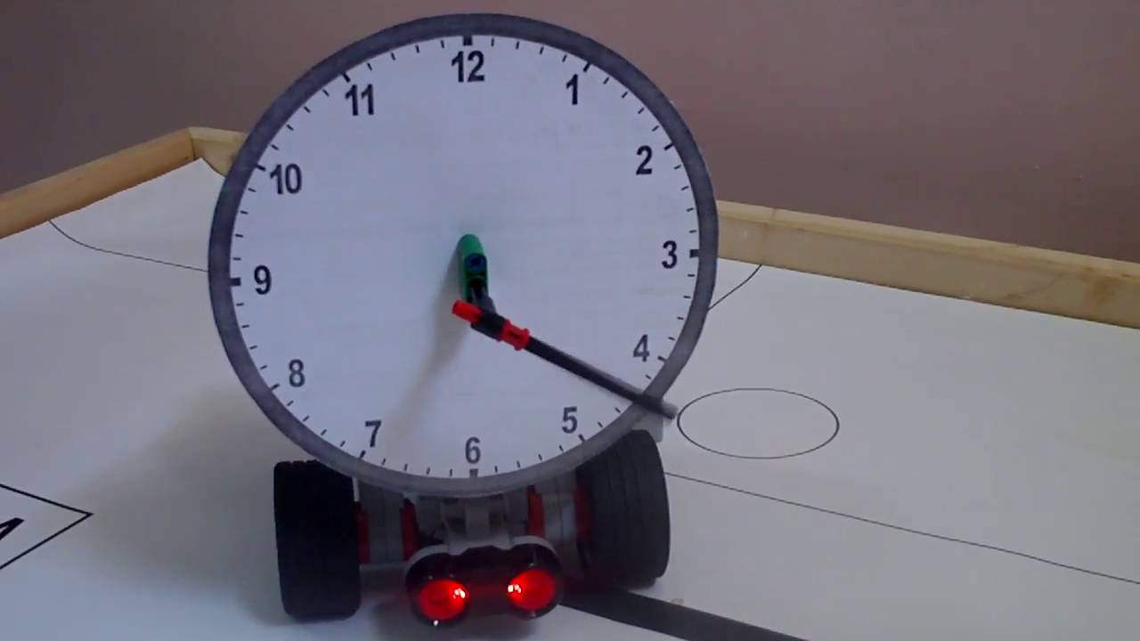 LEGO EV3 free mission 3 - Clock - YouTube