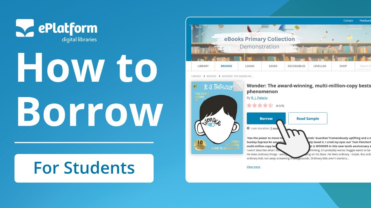 How to Borrow eBooks & Audiobooks | For Students - YouTube