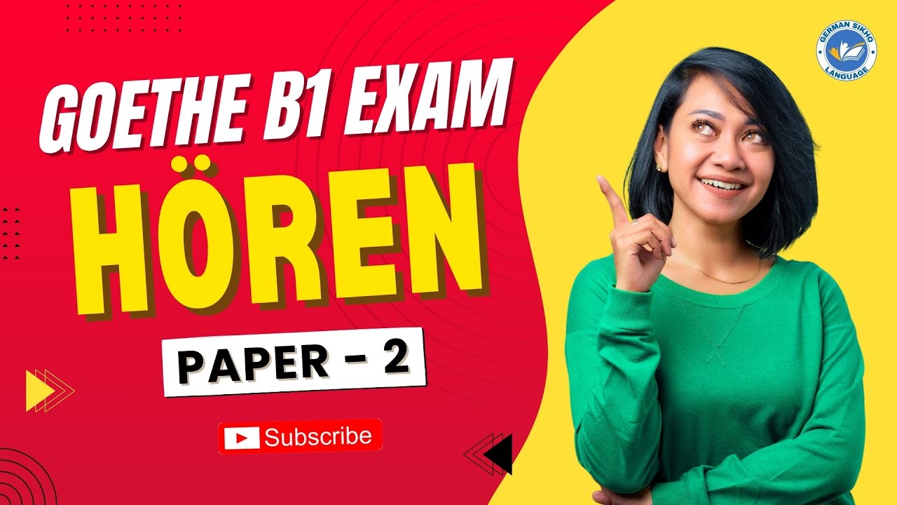 German Goethe B1 Prüfung Modelltest || Paper - 2 || Hören mit den ...