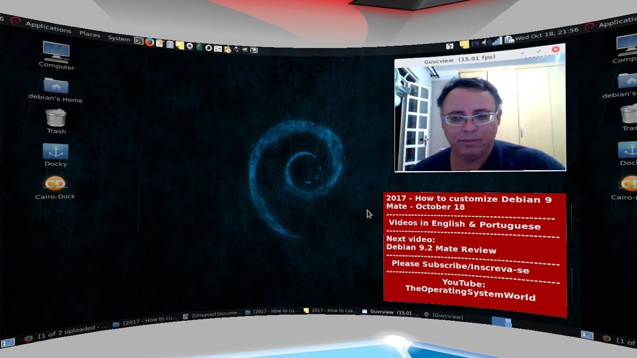2017 - How to customize Debian 9 Mate - Como personalizar o Debian 9 ...