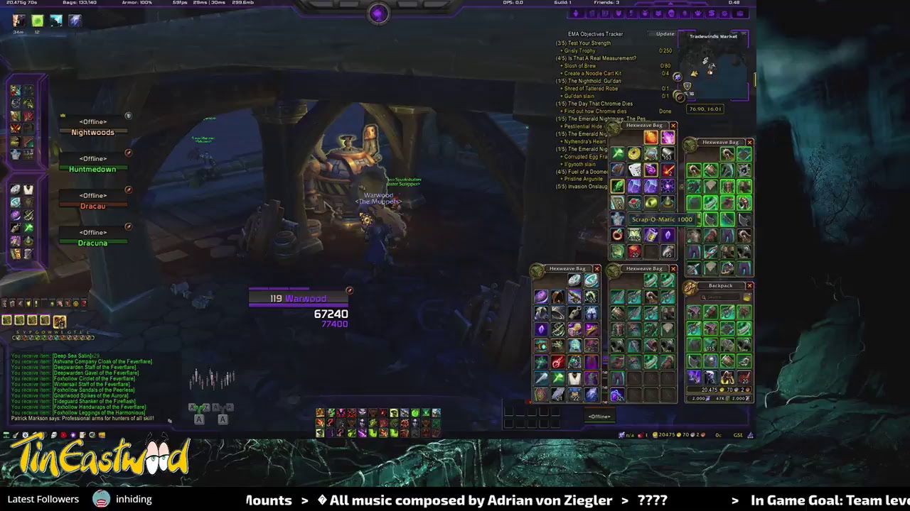 World of Warcraft BFA - Multiboxing First team Lv. 119 -120 DING - YouTube