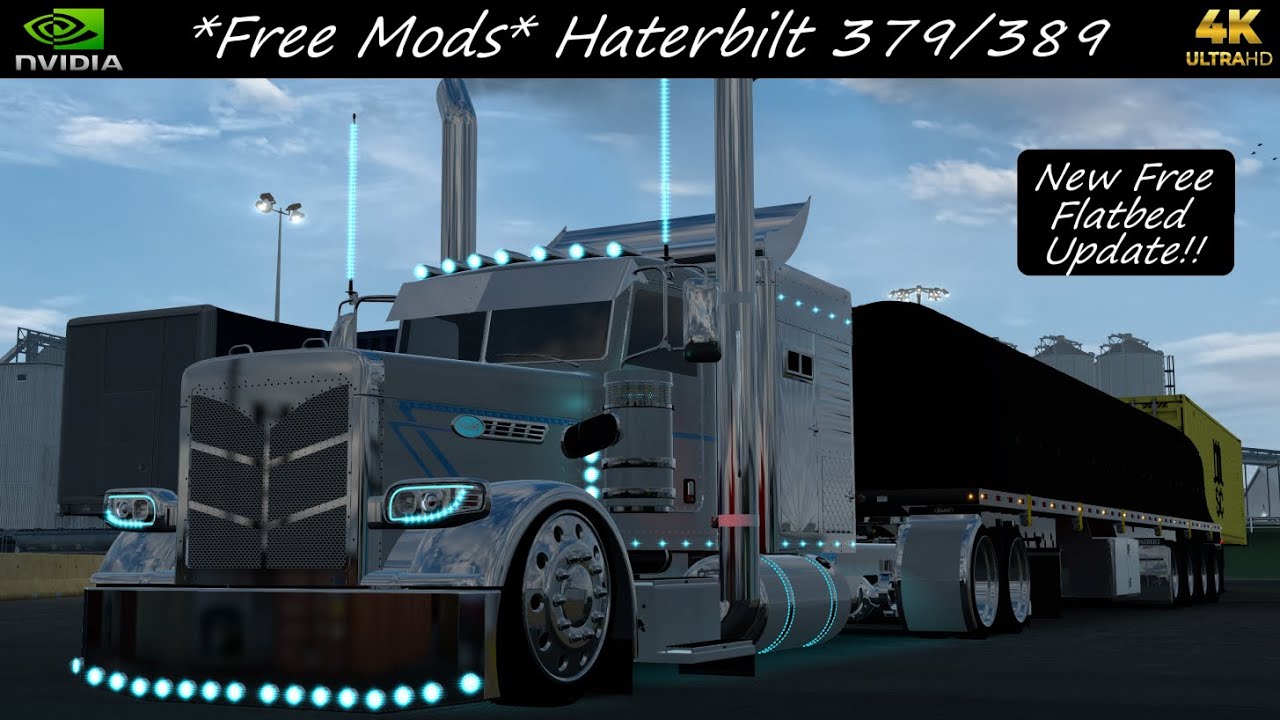 *Free Mods* Haterbilt 379/389 Paper Spools Hauled Galveston to Houston ...