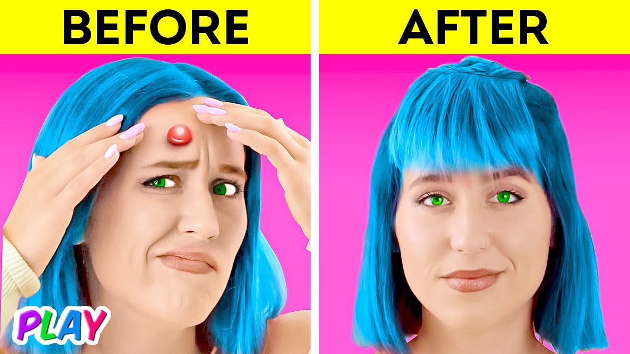 Cool Hair Hacks And Hairstyle Ideas - YouTube