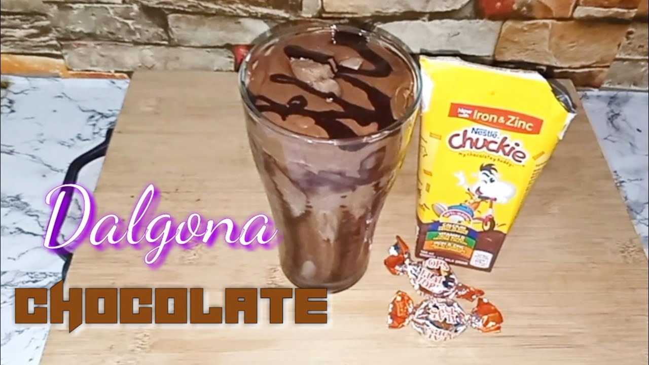Dalgona Chocolate l How to make Dalgona Chocolate l Janine Esguerra ...