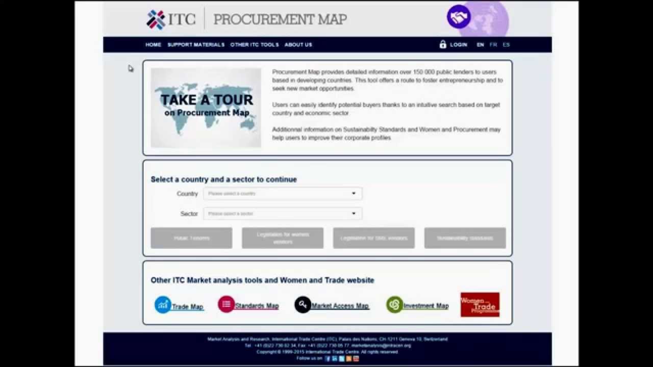 Introducing ITC Procurement Map - YouTube