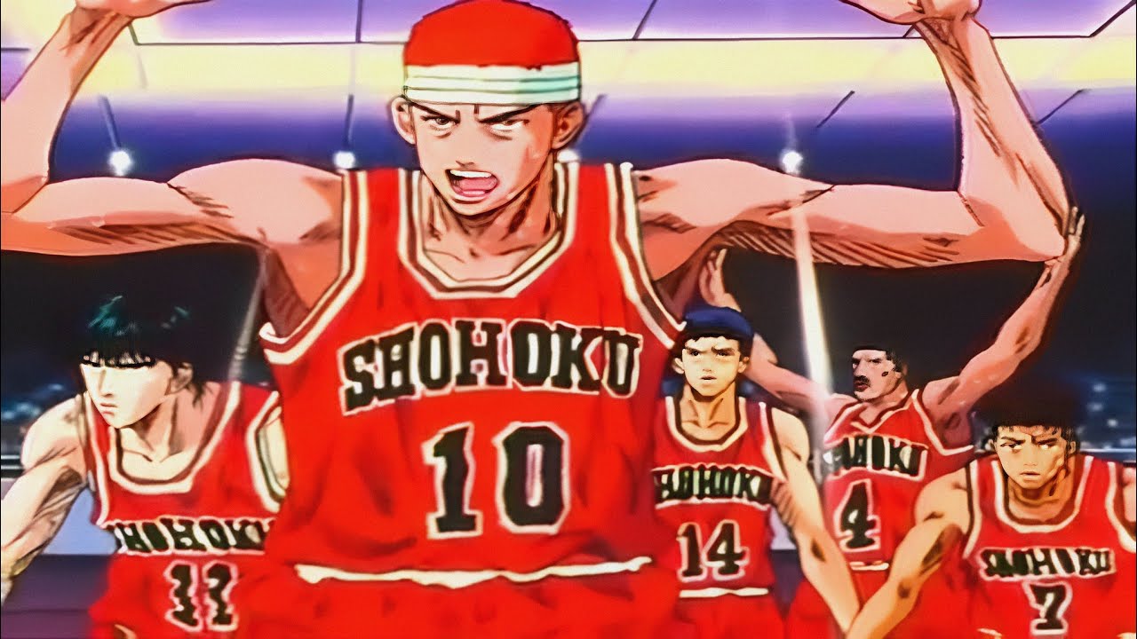 60. slam dunk sakuragi, awal kebangkitan tim basket shohoku - YouTube