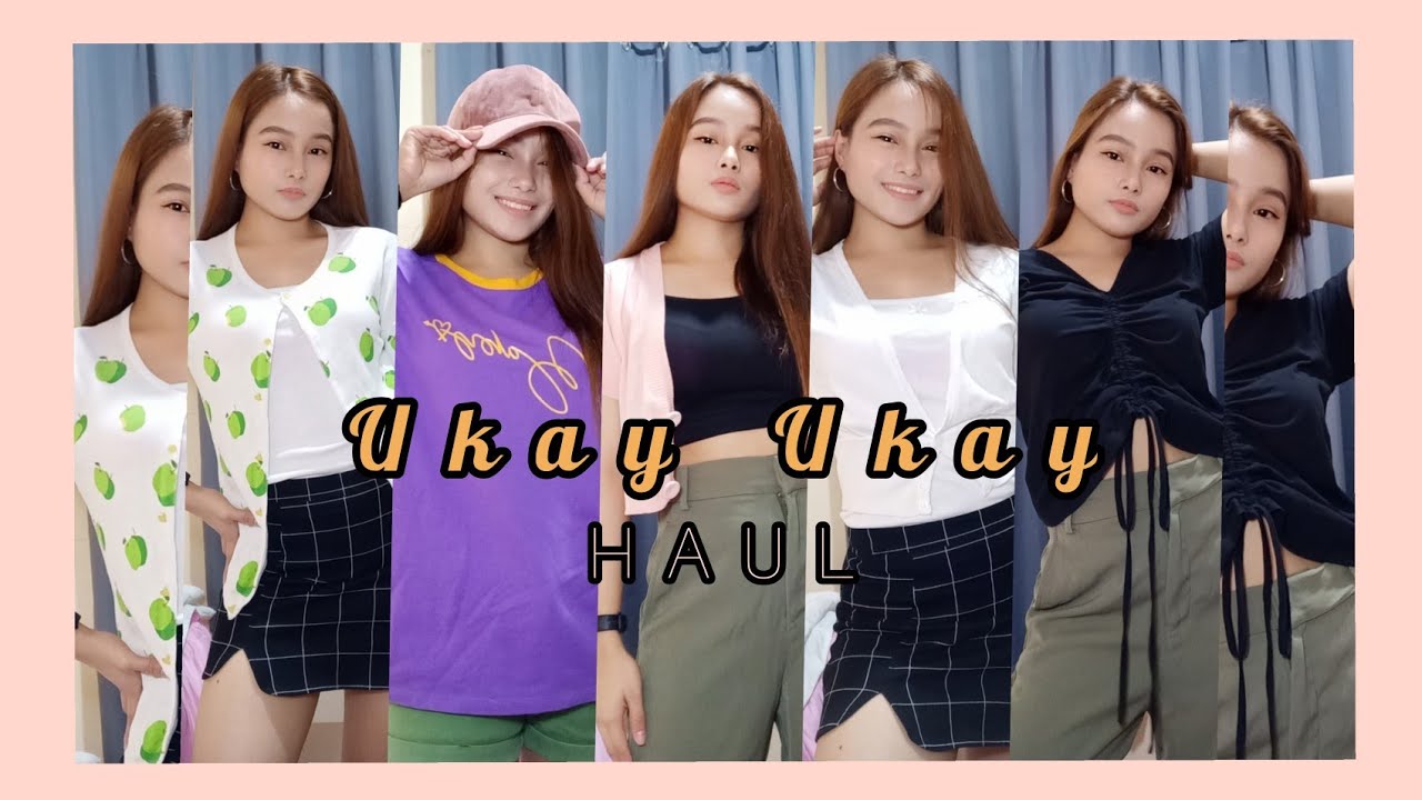 UKAY UKAY HAUL 2021 ( Baguio ukay try on haul, 25php/100php) - YouTube
