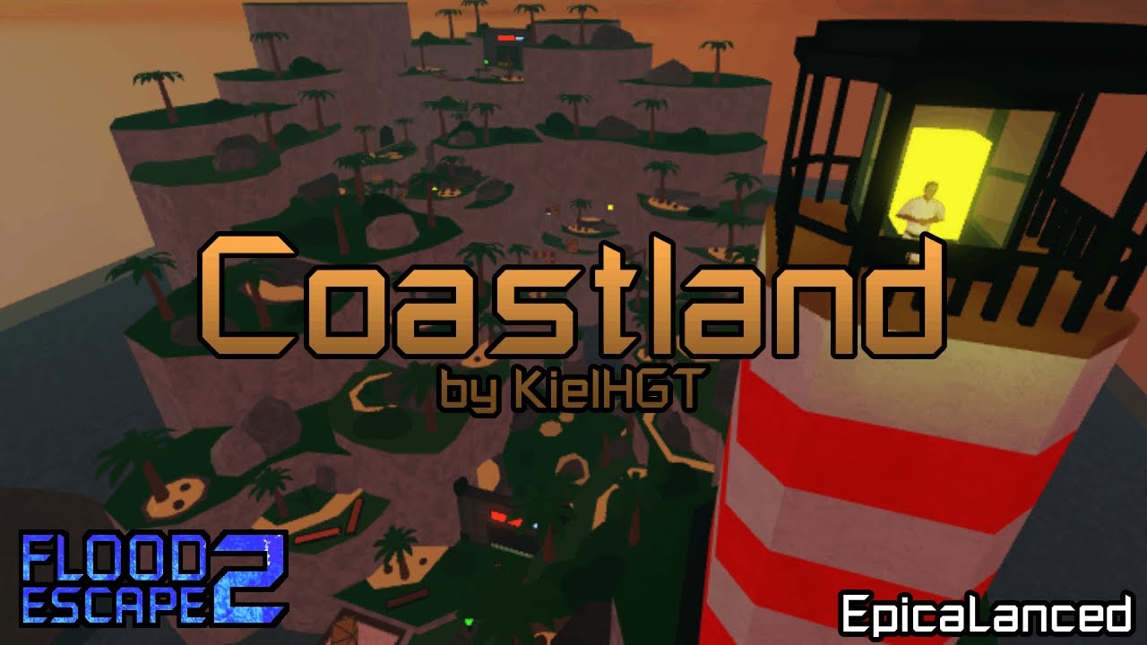 Coastland [Hard] by KielHGT | Flood Escape 2 Community Maps - YouTube