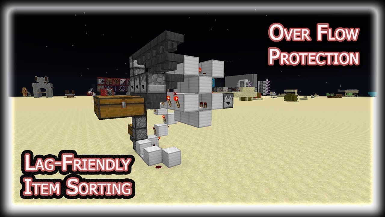 Lag Friendly Item Sorting System With Overflow Protection Youtube
