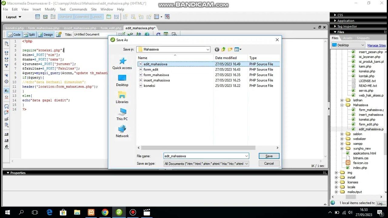 Membuat edit data dari database Mysql dengan php (Tutorial Pemrograman web bagian 4) - YouTube