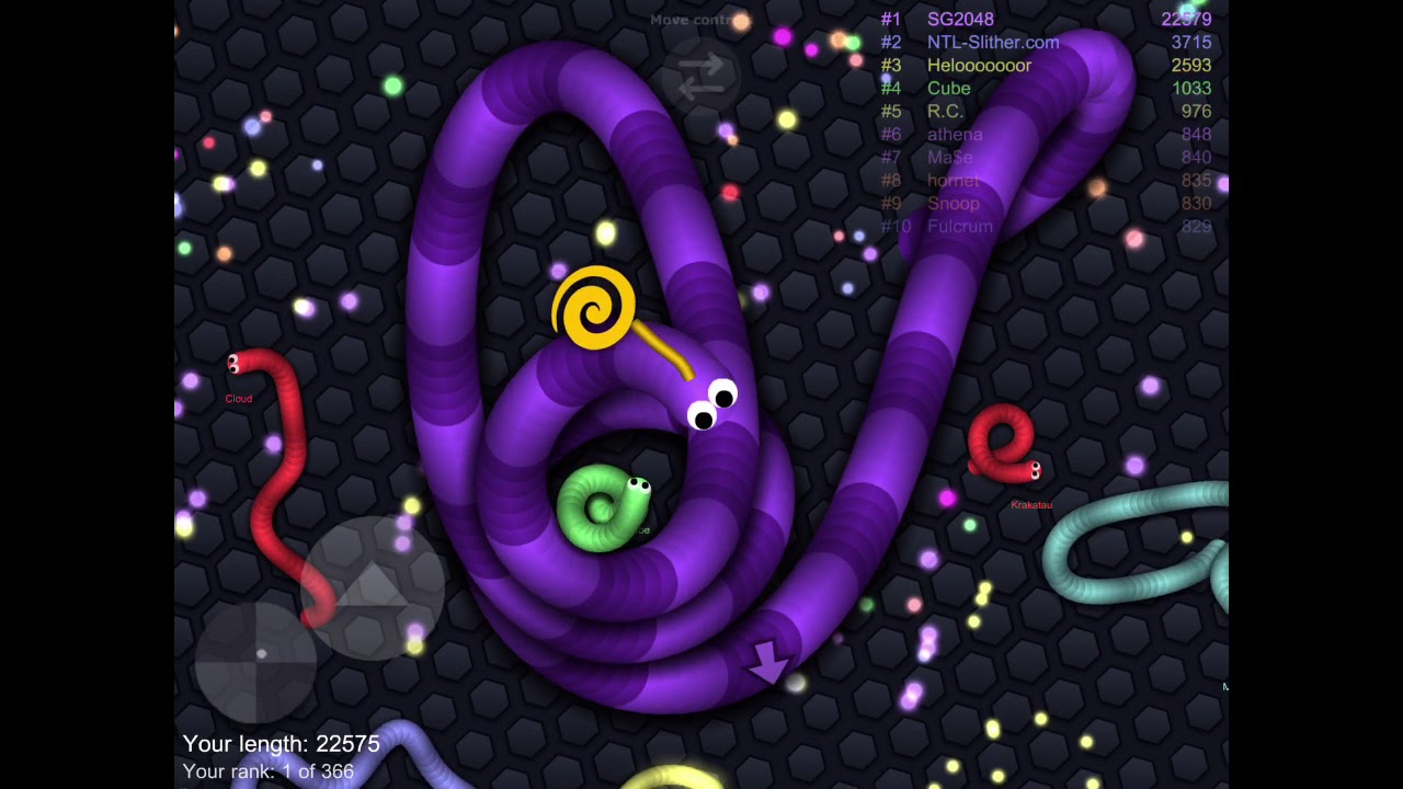 Slither.io #3 lucky spawn and highscores! - YouTube