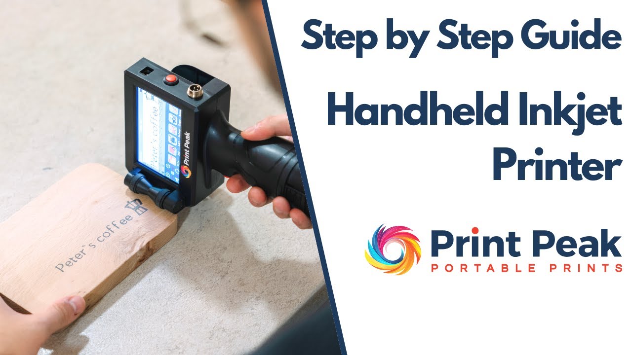 Master Your Print Peak Handheld Inkjet Printer: A Step-by-Step Tutorial ...