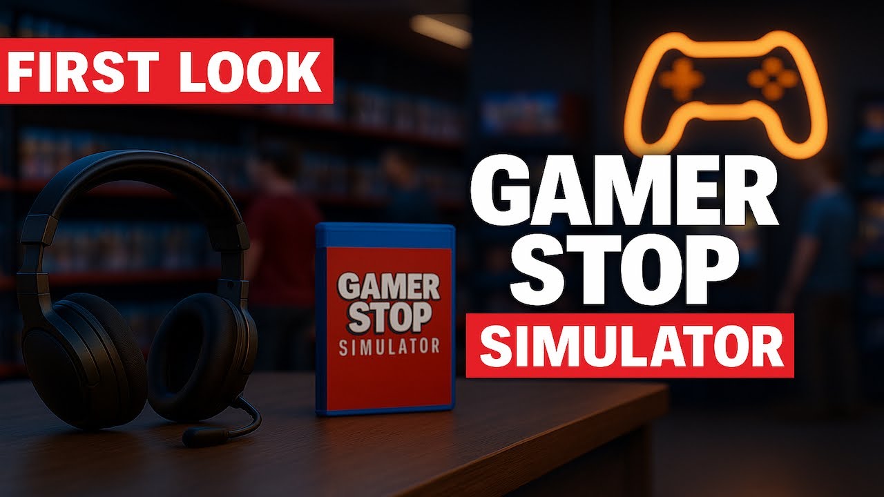 First Look at Gamer Stop Simulator – Can You Handle the Chaos? - YouTube