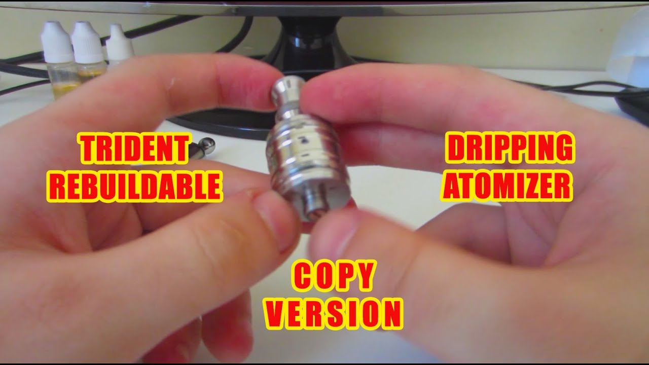 How I build my Trident Dripper MOD with dual micro coil and cotton ...