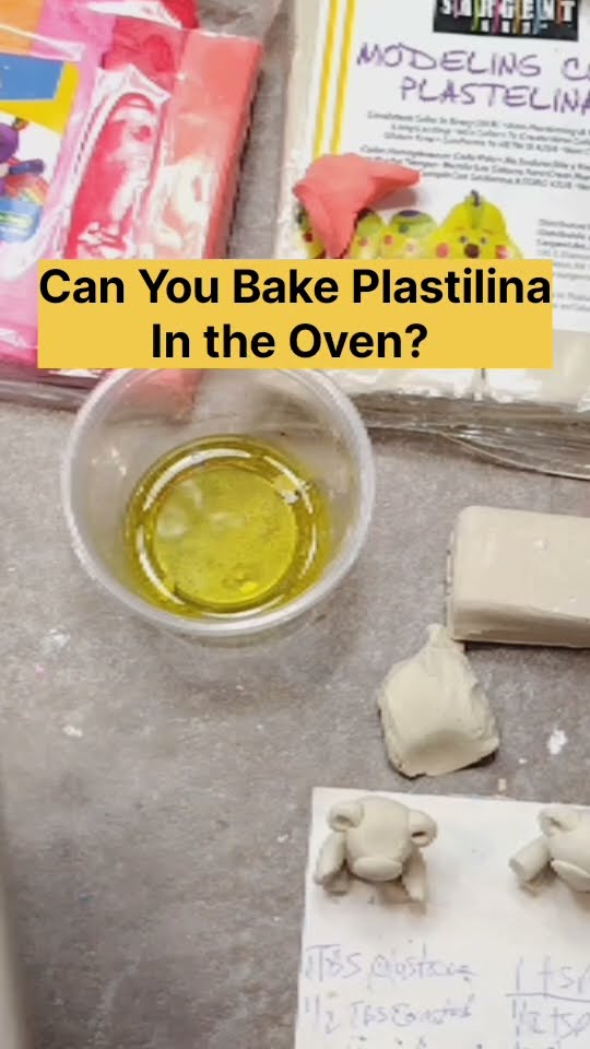 Can you bake plasticine store