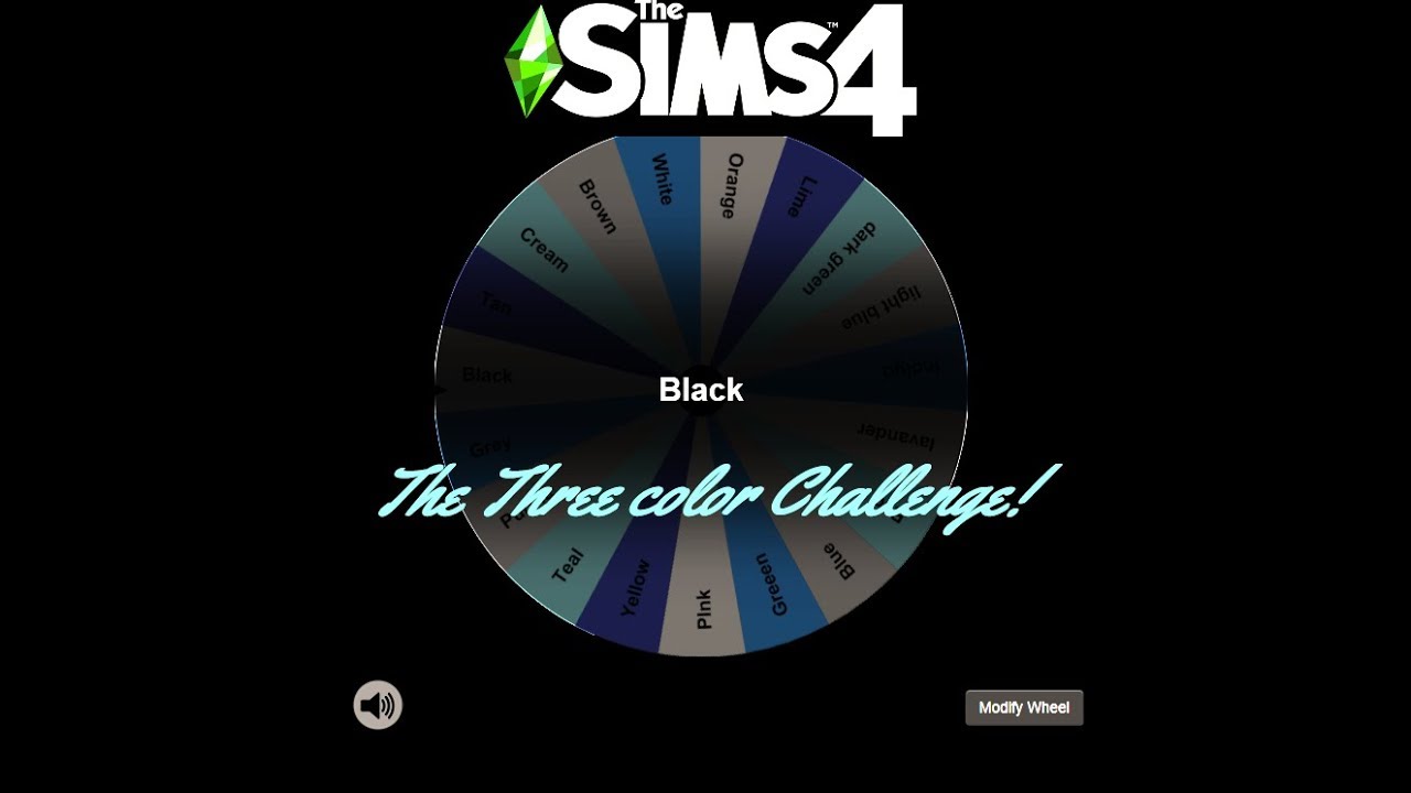 Sims 4; 3 Color Challenge! - YouTube