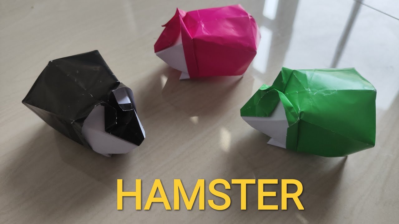 Hamster Origami - Easy - YouTube
