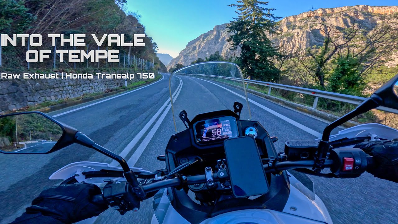 The Most Scenic Road in Greece | Vale of Tempe, Tempi Gorge | Honda ...