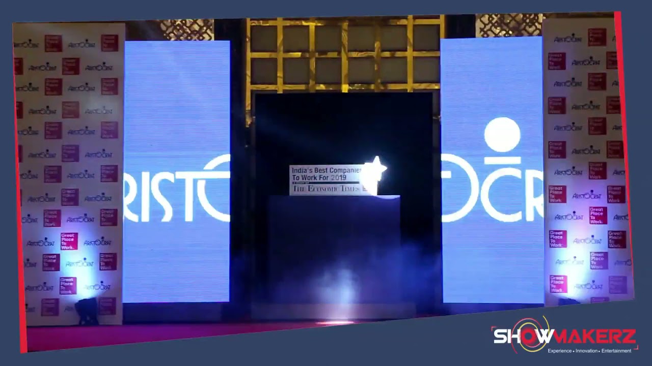 Unveiling Event - Sliding LED Wall Mechanism I Event Management Company ...