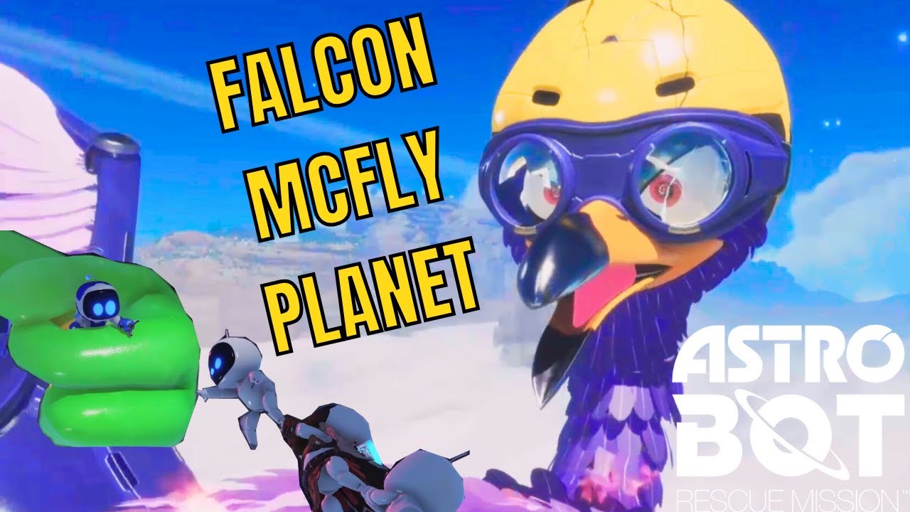 Astro Bot Rescue Mission PS5 - WORLD 5 Falcon McFly Planet | Boss Fight ...