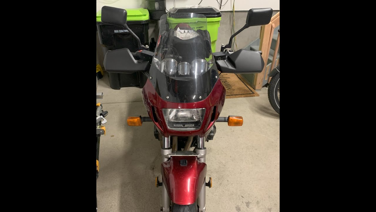 Suzuki Bandit Hand Guards and Warmers - YouTube