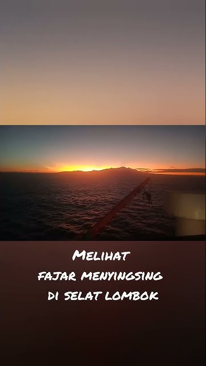 Indahnya Fajar menyingsing - YouTube
