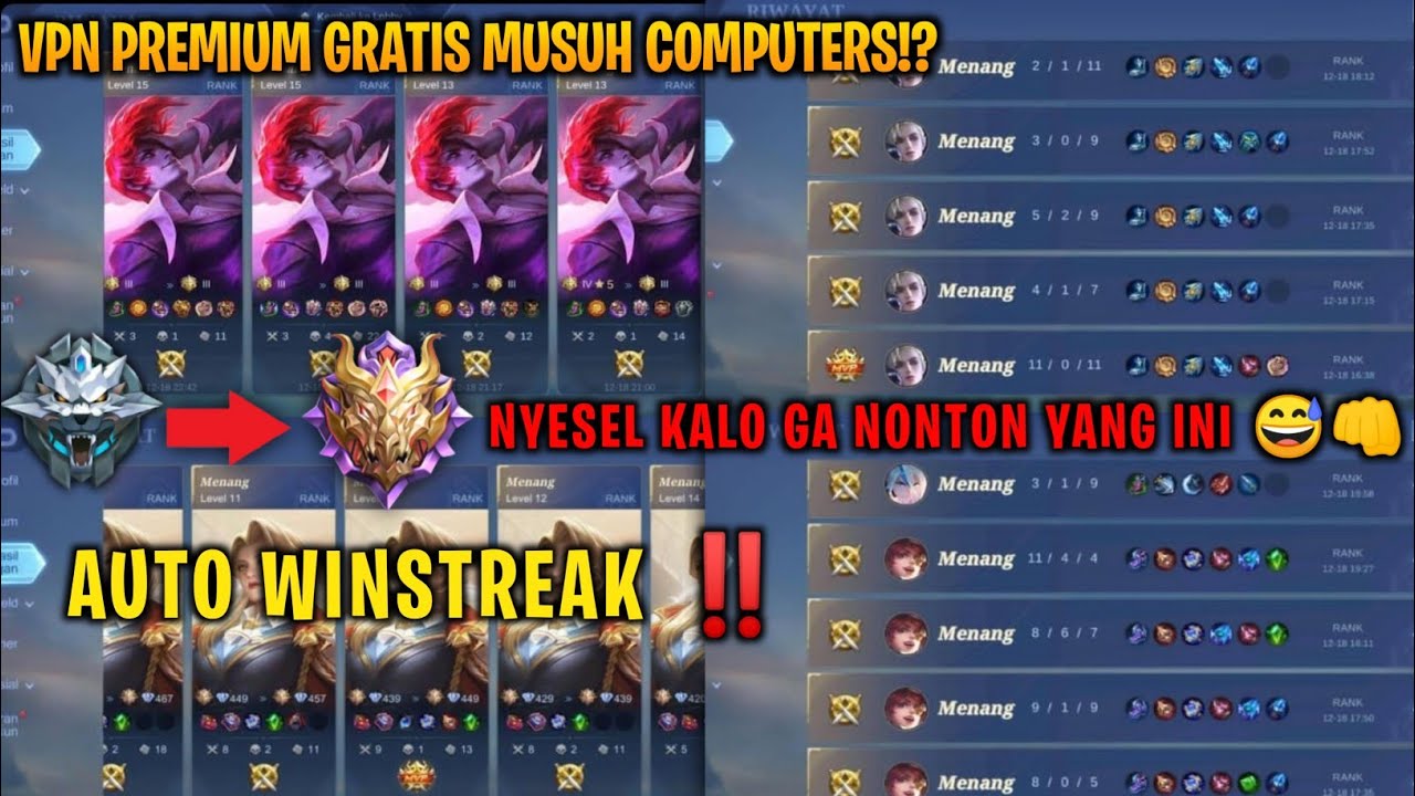 1 HARI MYTHIC CARA GB RANK MOBILE LEGEND SEASON 26 TERBARU VPN ML 1-hari-mythic-cara-gb-rank-mobile-legend-season-26-terbaru-vpn-ml