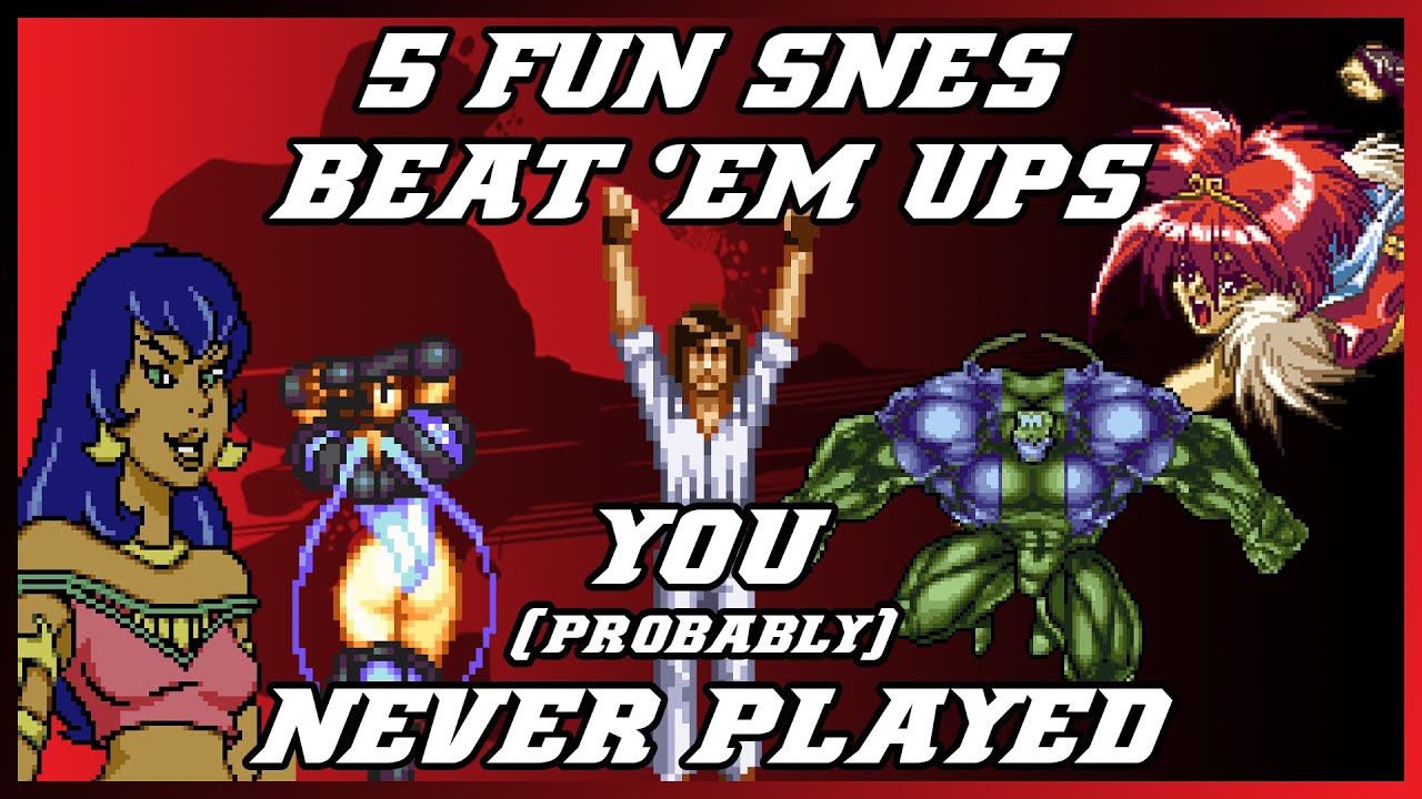 5 Fun SNES Beat 'em Ups You (probably) Never Played - YouTube