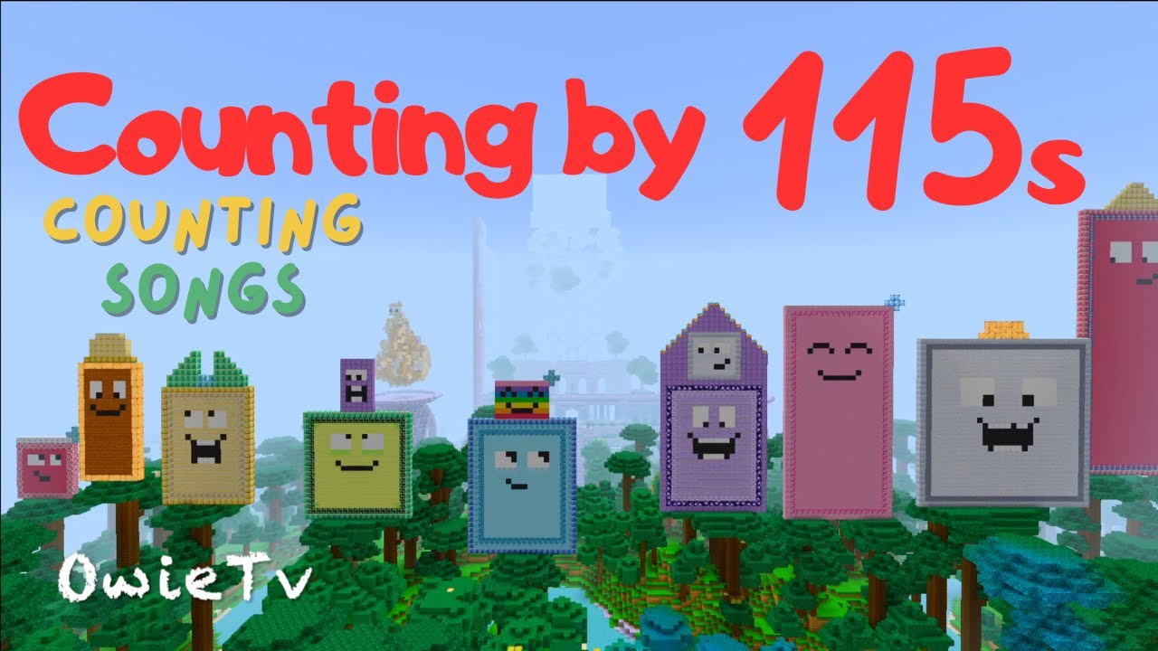 Counting by 115s Song | Minecraft Numberblocks Counting Song | Math and ...