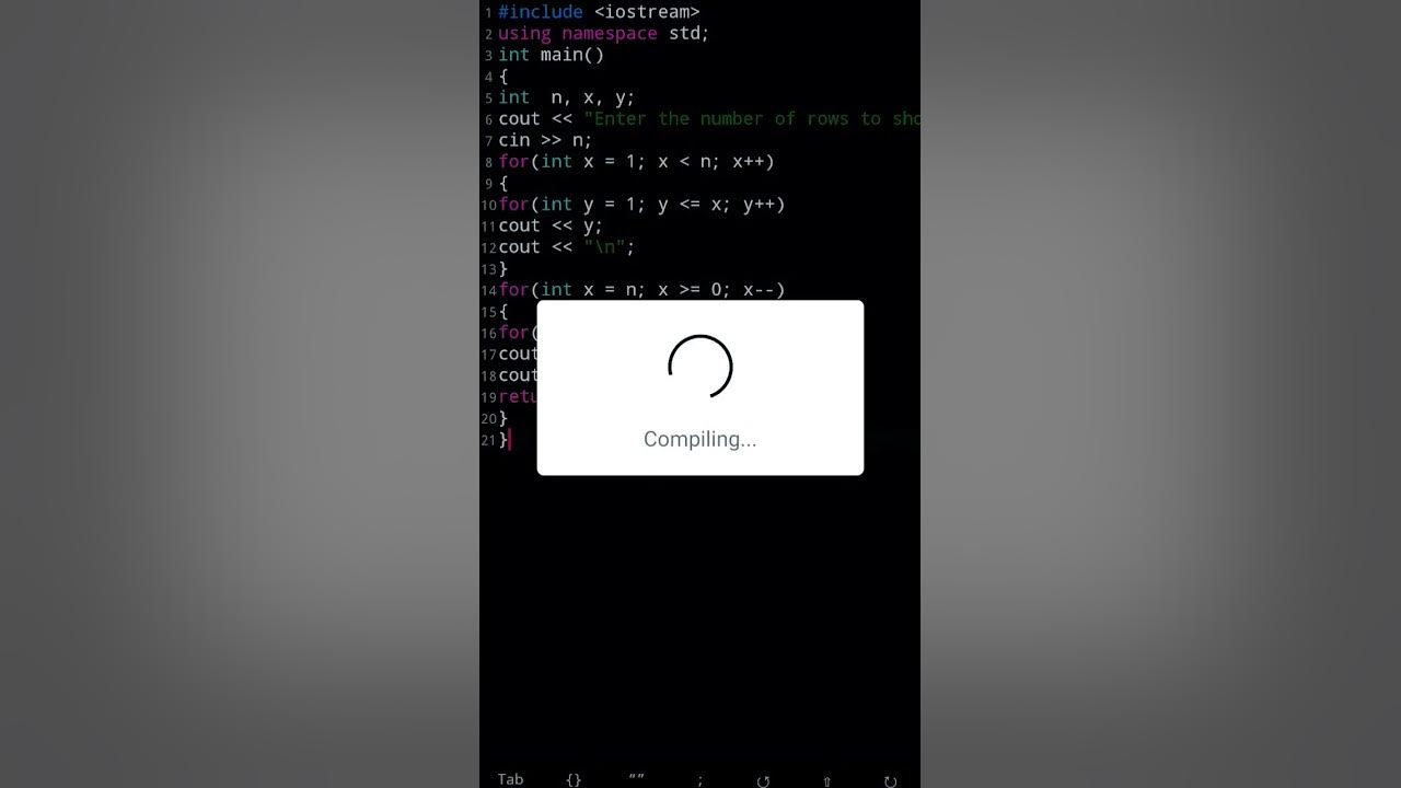 pattern 52 #shorts #subscribe #programming #viral #viralvideo #foryou #program #clanguage - YouTube