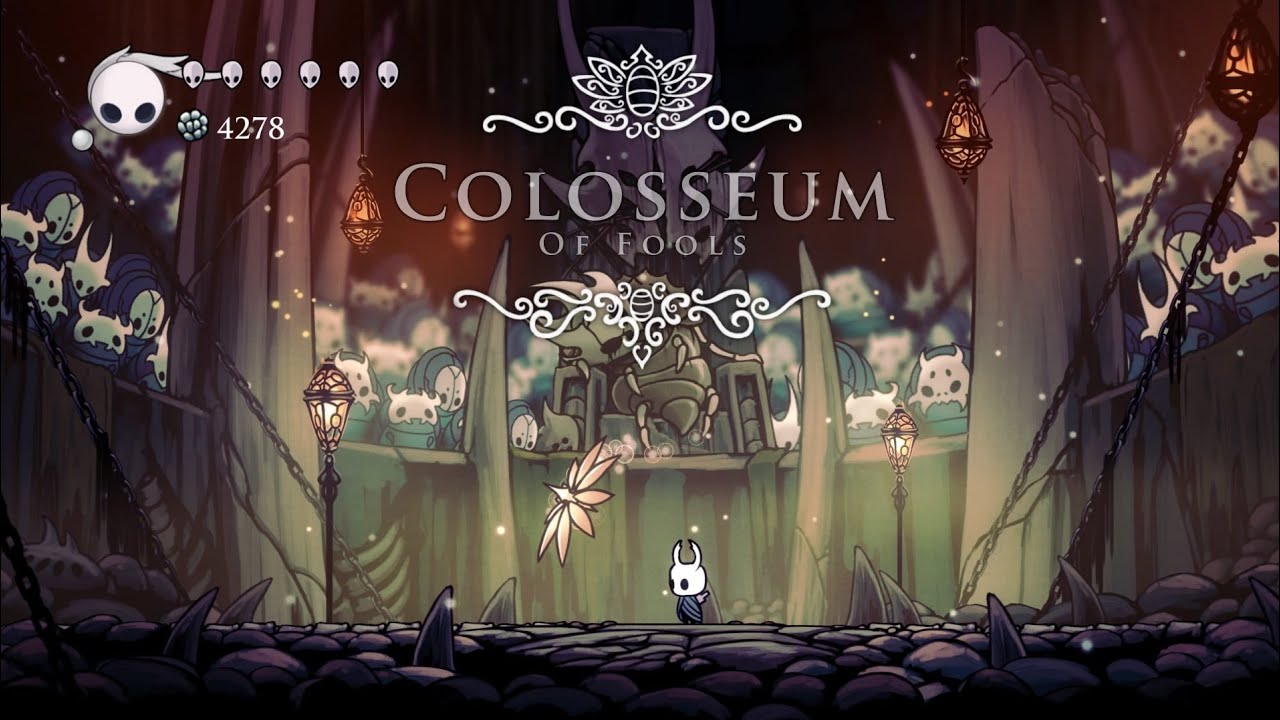 Hollow Knight - revisiting the colosseum of fools 1st stage - YouTube
