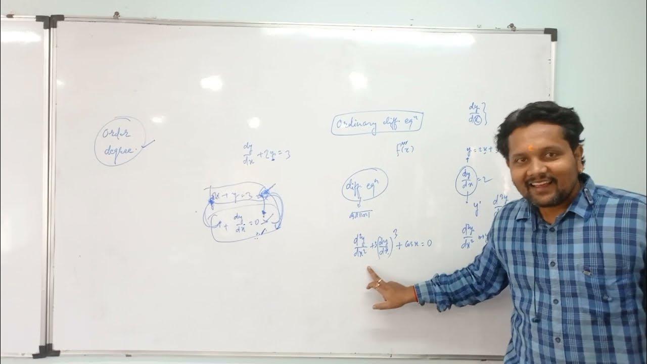 differential equation Lect-1 - YouTube