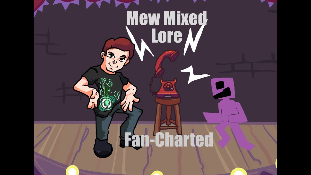 FNF VS Ourple Guy V2 | Lore MewMix Fan-Charted - YouTube