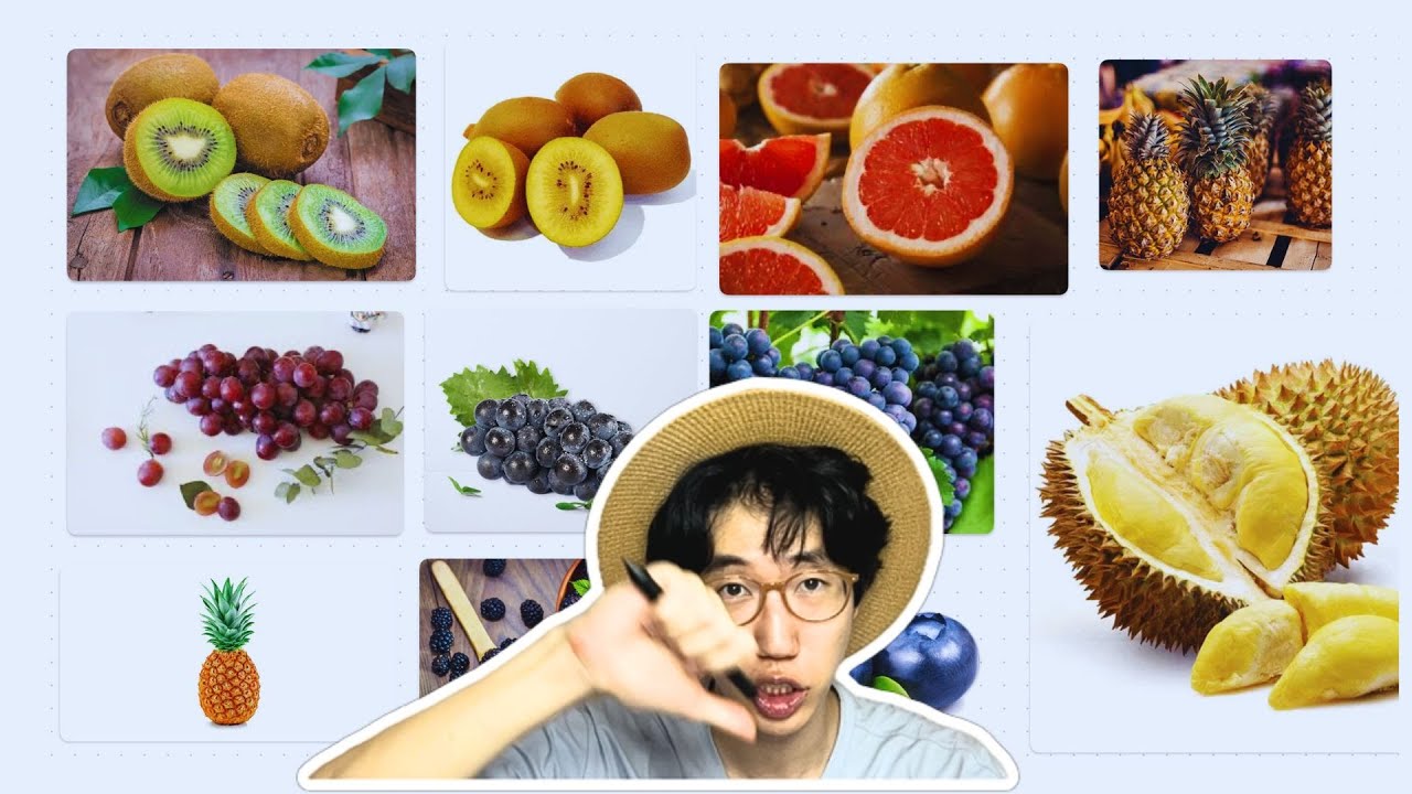 Korean Fruits that I do not Like - Beginner - YouTube