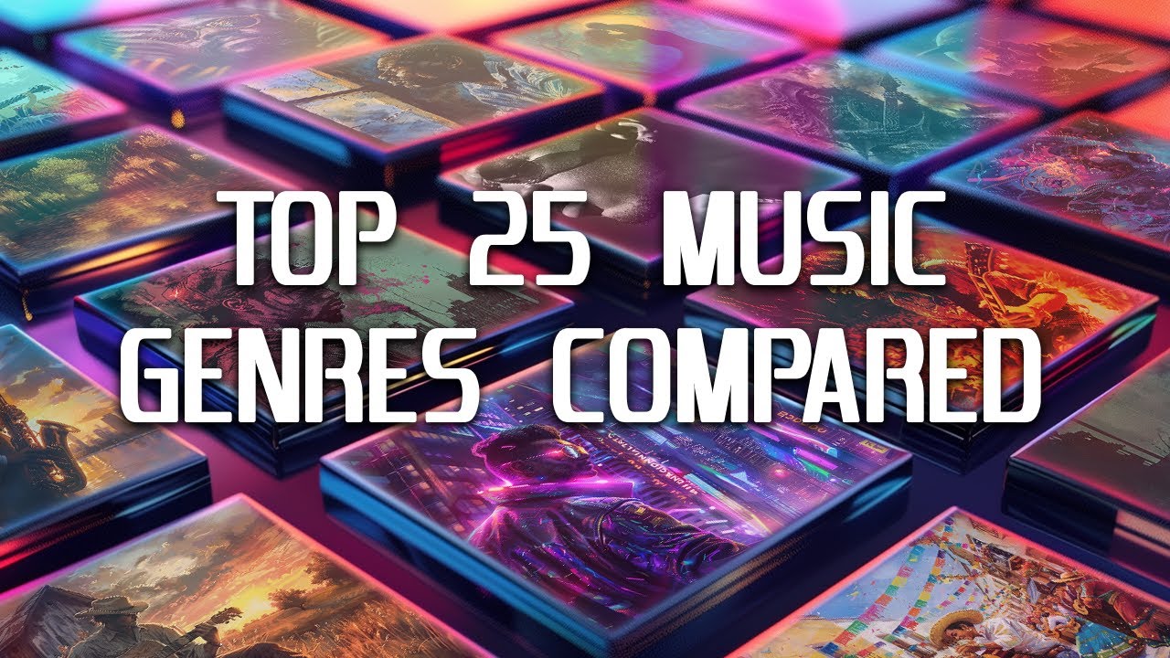 Differences Between the Top 25 Music Genres (1 Hour Music Playlist ...