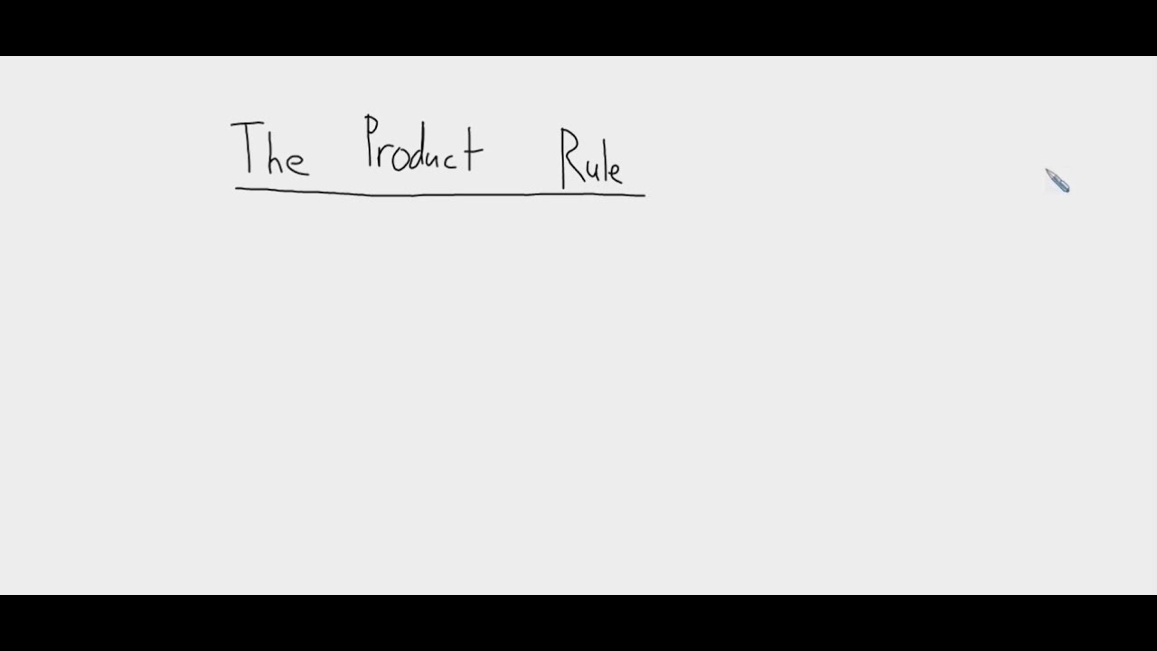 The Product Rule YouTube