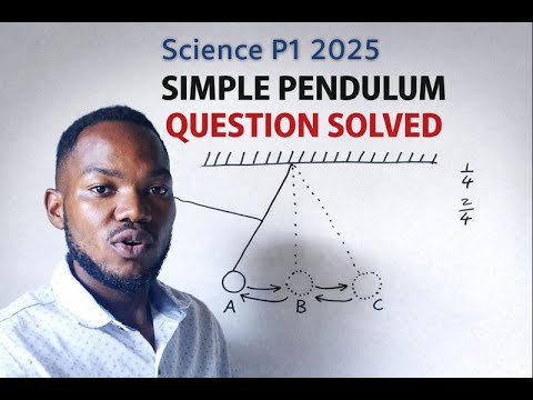 Science paper 1 G12 simple pendulum question solved - YouTube