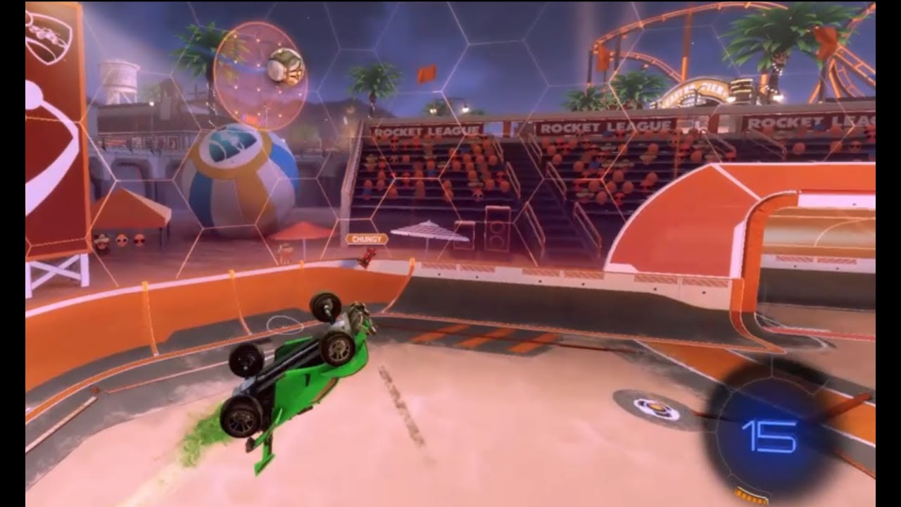 Aerial double tap rebound!! - YouTube