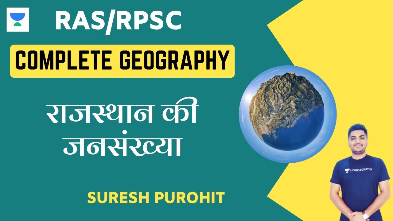 Population Of Rajasthan | Complete Geography | RPSC/RAS 2020/2021 ...