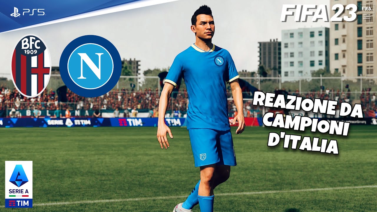 Bologna - Napoli | FIFA 23 Serie A 2022/23 Full Match Gameplay PS5 ...