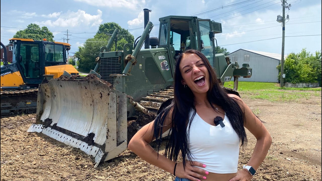 My First Time Bulldozing with @DirtPerfect | Farmer Grayce | The ...
