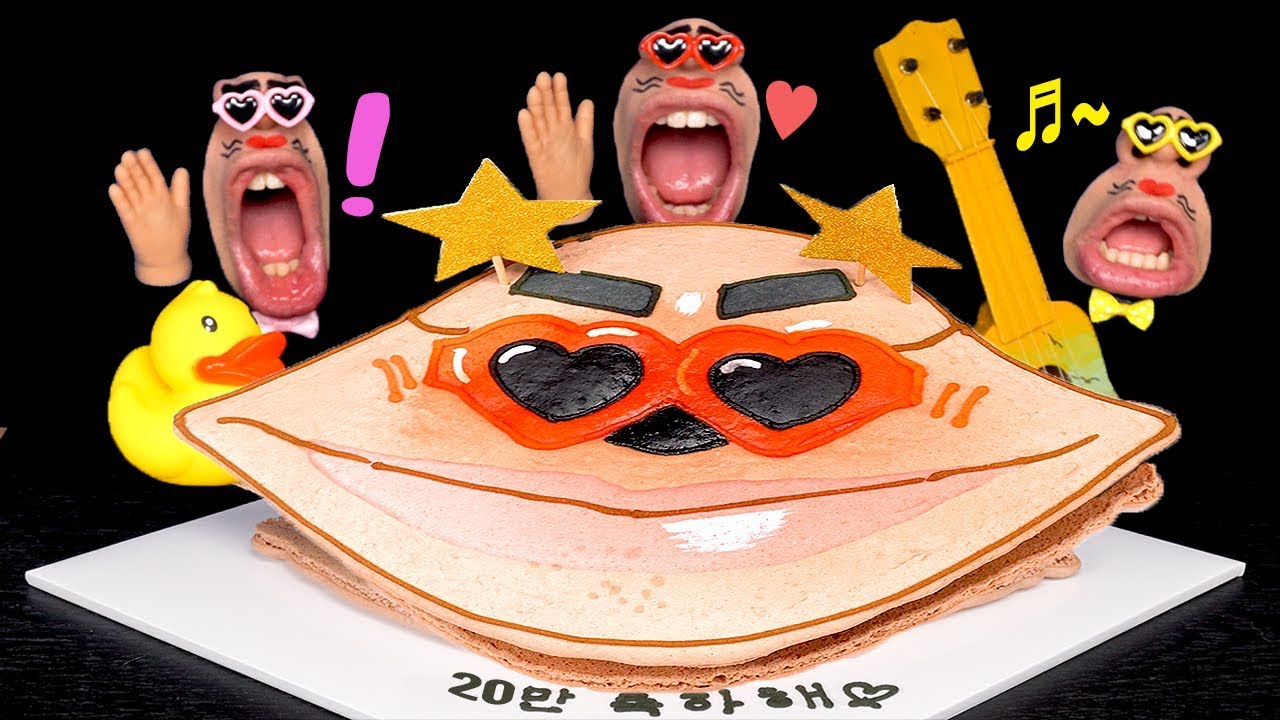 [ASMR] The sound of triplets eating delicious 'RealMouth' cakes for a ...