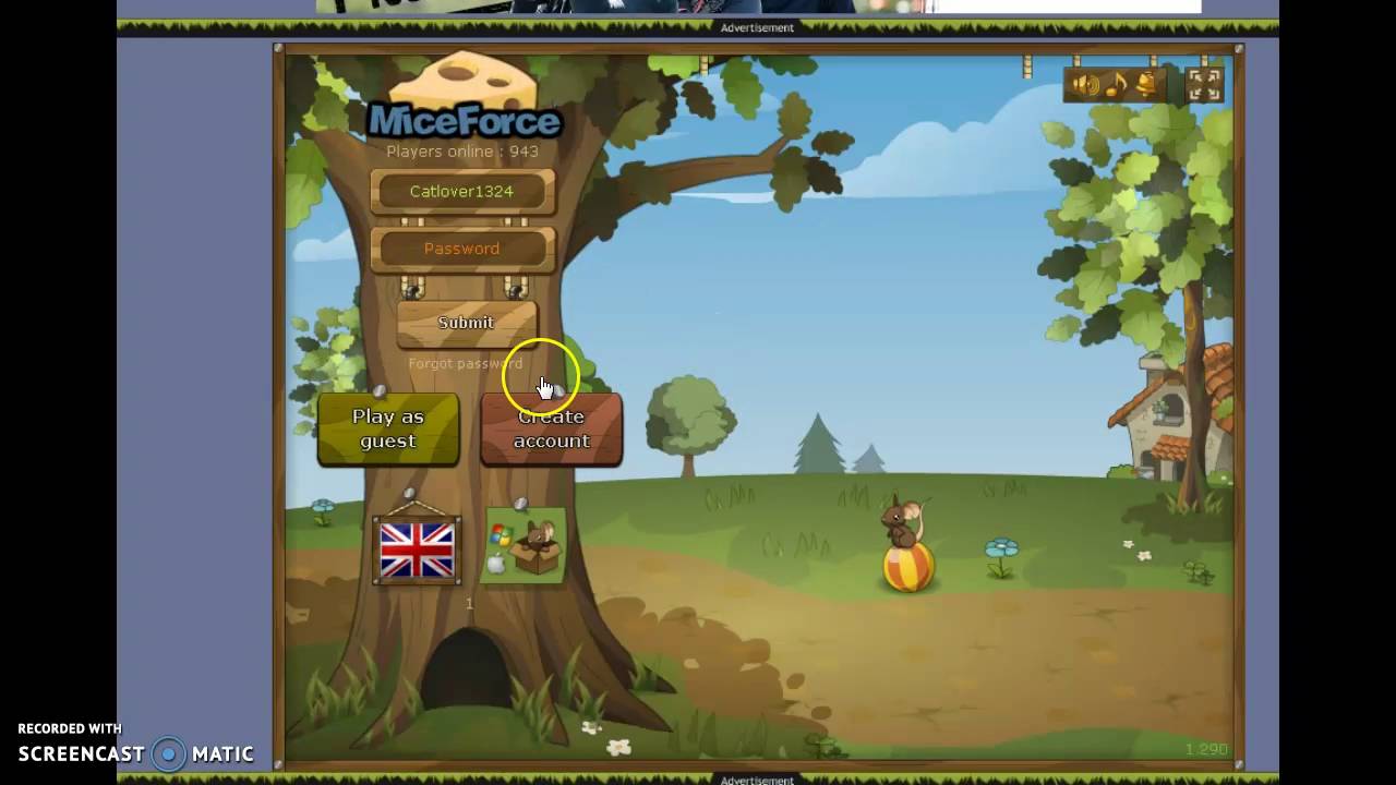 how to make an account on miceforce - YouTube