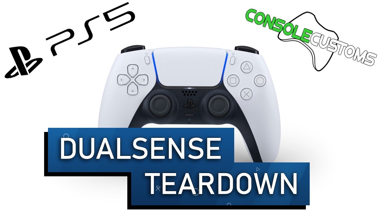 Console Customs PS5 DualSense Controller Teardown - YouTube