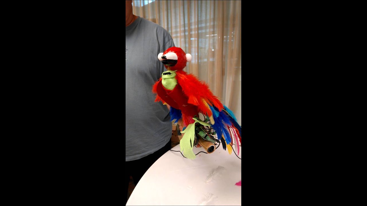 Animatronic Parrot - YouTube