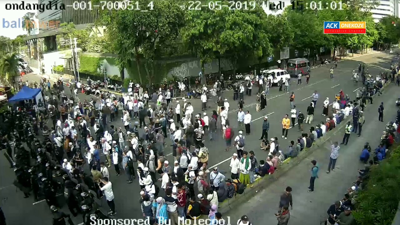 Kamera CCTV Bali Tower. Situasi terkini Jl. Tamrin depan BAWASLU RI. 22 ...