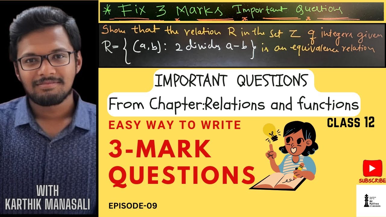 9)Fix 3 Marks Questions [PART-2] (question covered:2 divides a-b) - YouTube